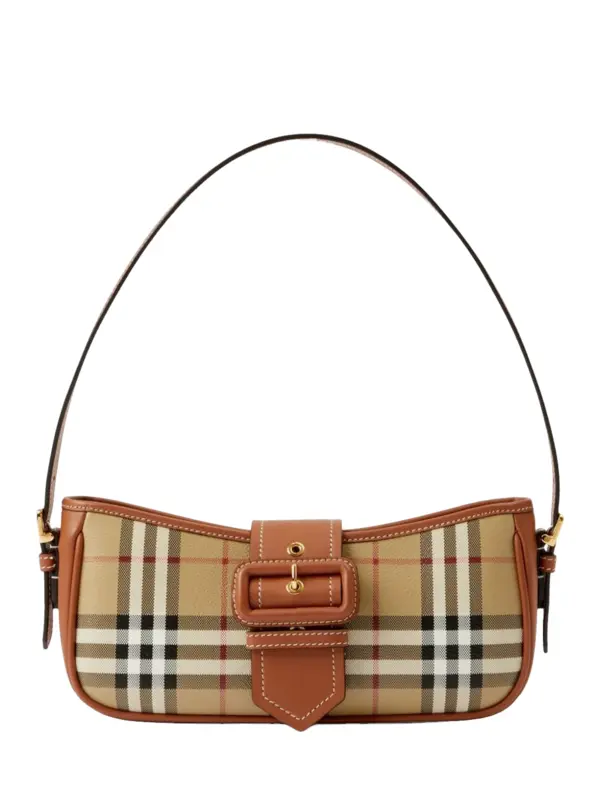 Burberry Vintage Check Sling Shoulder Bag - Neutrals