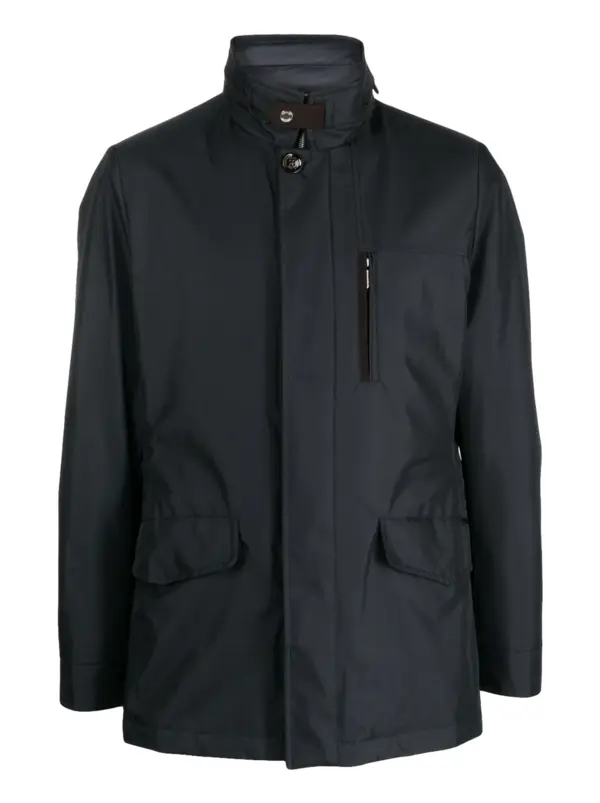 MOORER Ford-gf Padded Jacket - Blue