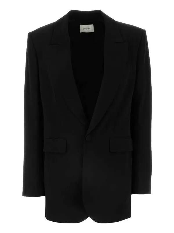 Saint Laurent Jackets And Vests - Black