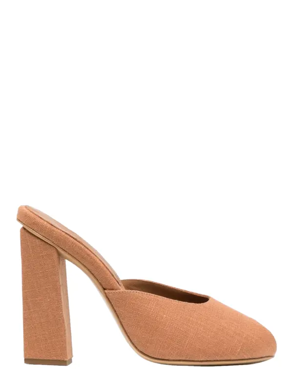 GIABORGHINI Gia/rhw Rosie 38mm Mules - Brown