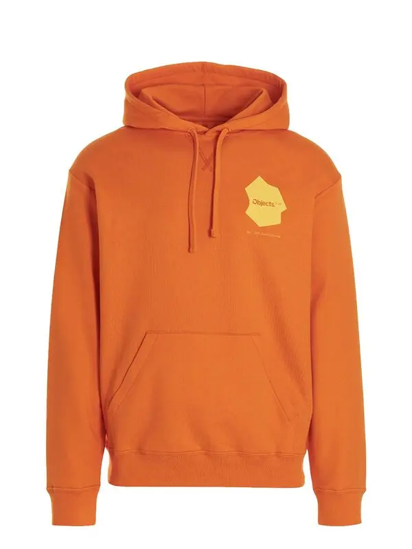OBJECTS IV LIFE Continuity' Cotton Hoodie - Orange