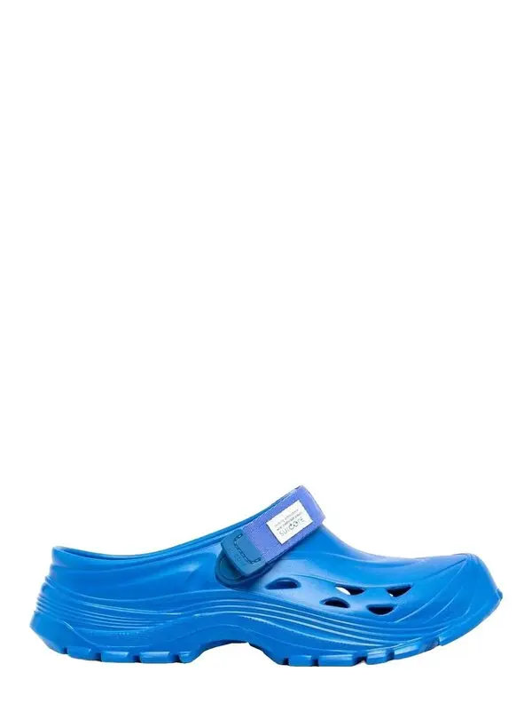 Suicoke Mok Touch-strap Mules - Blue