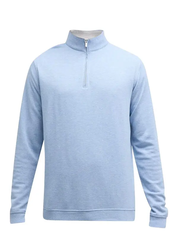 Peter Millar Crown Comfort Quarter-zip Pullover - Cottage Blue