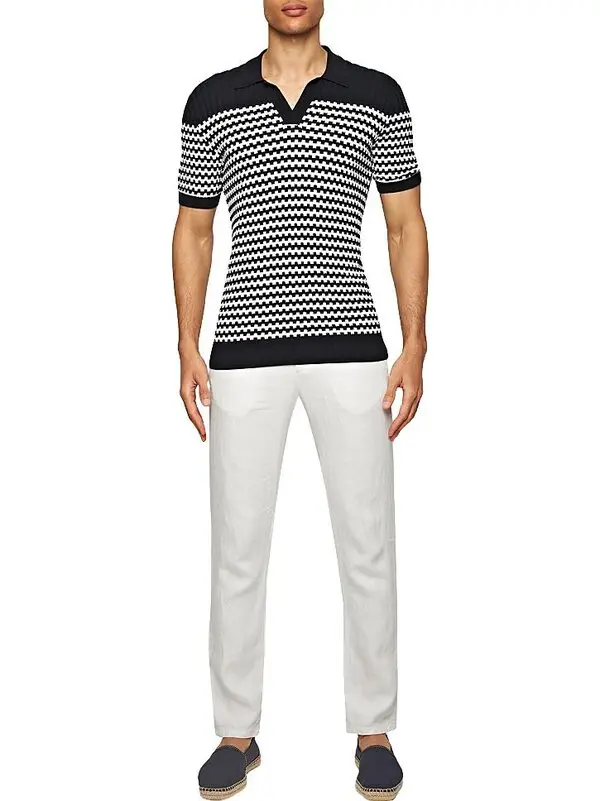 Orlebar Brown Cornell Tailored Fit Linen Trousers - Sandbar