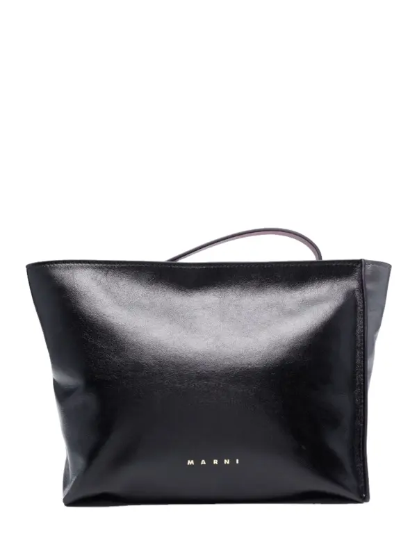 Marni Logo-print Clutch - Black