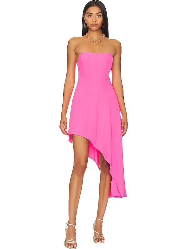 Amanda Uprichard Muse Dress - Hibiscus