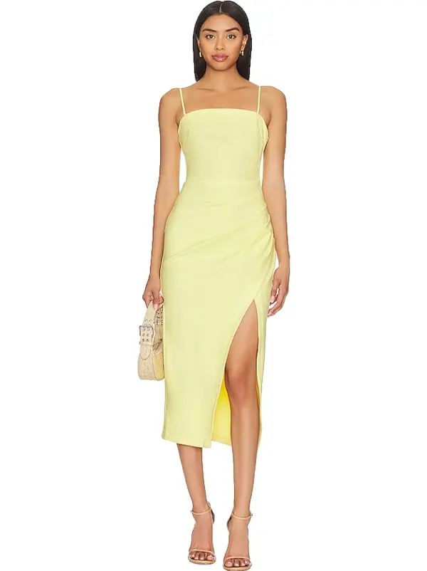 ELLIATT Hermes Midi Dress - Lemon
