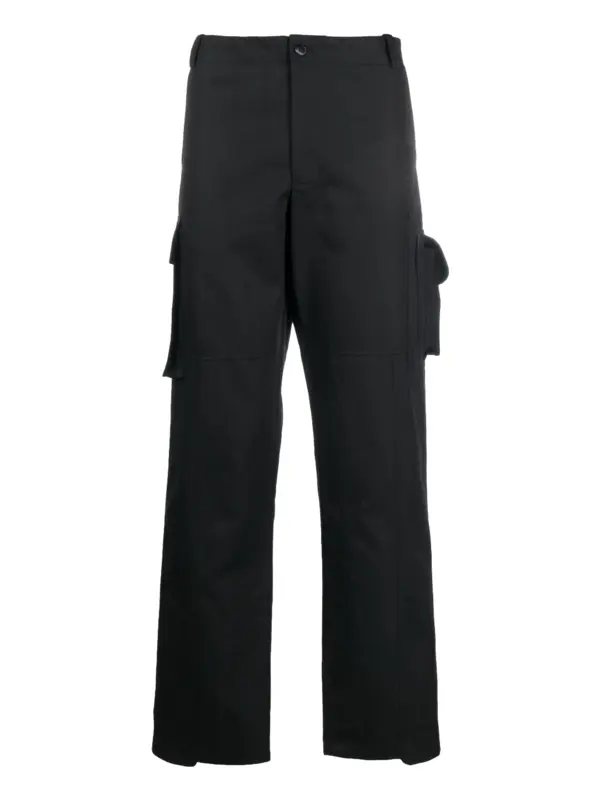 STYLAND X Notrainproof Straight-leg Cargo Trousers - Black