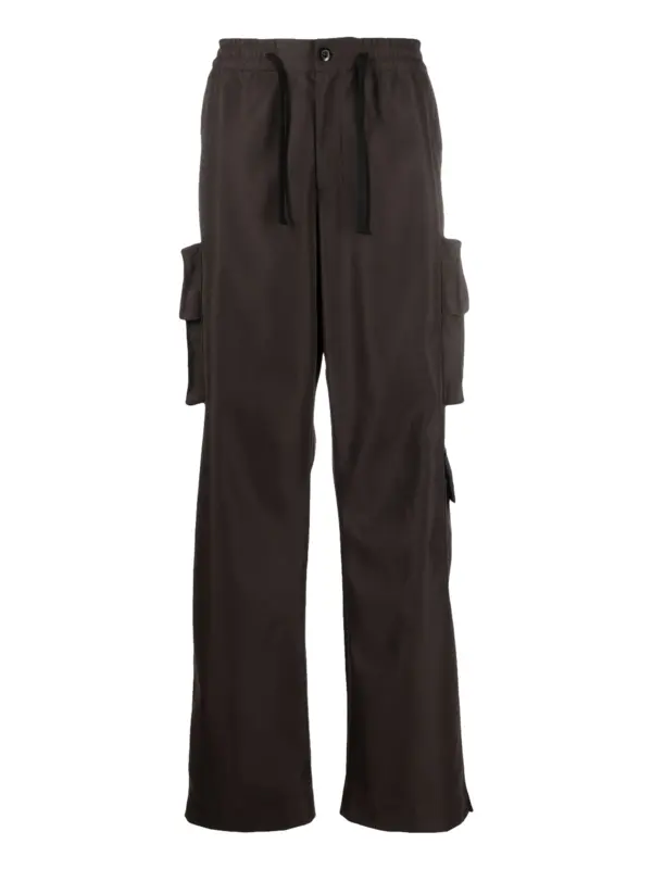STYLAND X Notrainproof Logo-patch Cargo Trousers - Brown