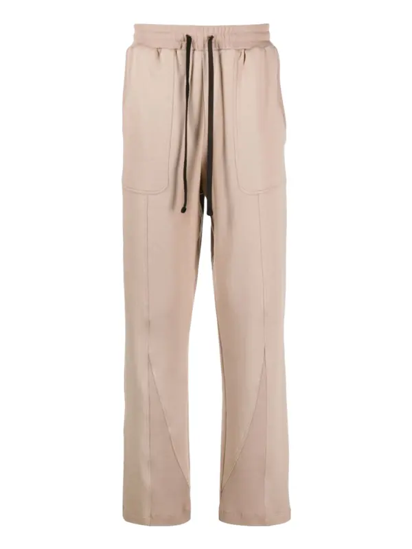 STYLAND X Notrainproof Drawstring Organic Cotton Track Pants - Brown