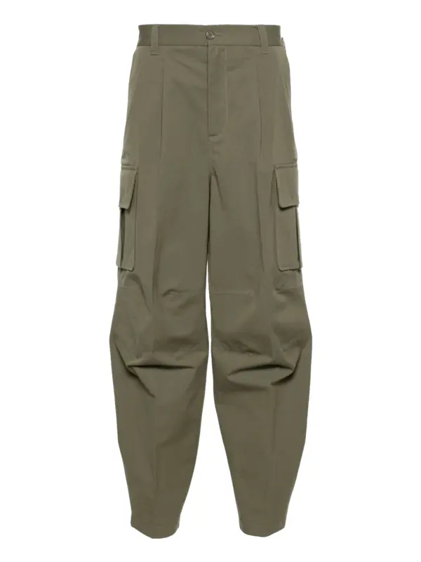 Gucci Panelled Mid-rise Cargo Trousers - Green