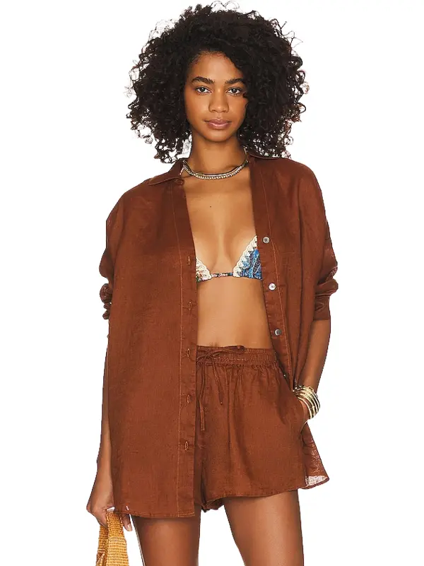 L*Space Rio Tunic - Coffee