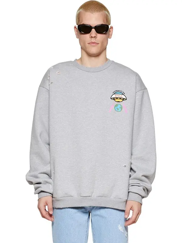 MEMBERS OF THE RAGE Crewneck Sweatshirt - Heather Grey