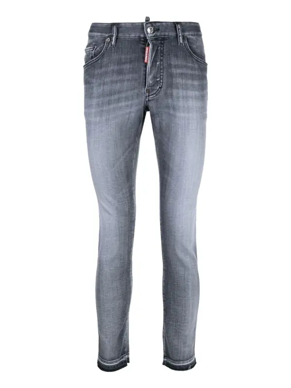 Dsquared2 Faded Skinny Jeans - Grey