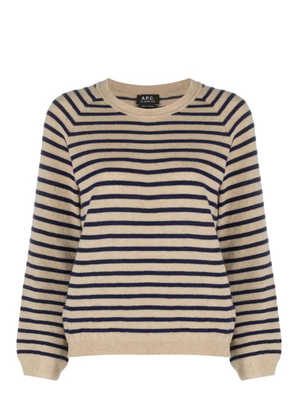A.p.c. Lilas Striped Jumper - Neutrals