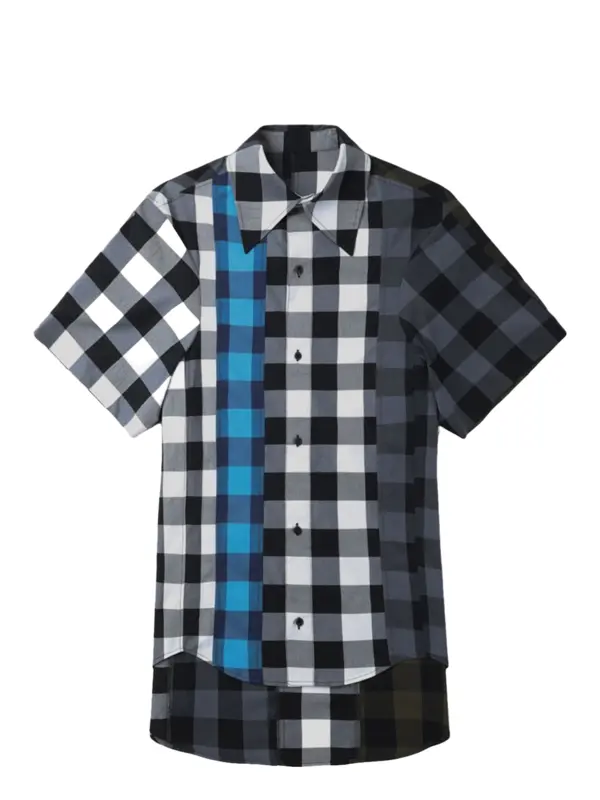 ADER ERROR Ombré-check Shirt - Grey