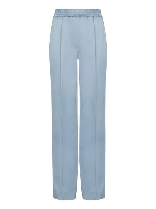 RtA Elasticated-waist Straight-leg Trousers - Blue