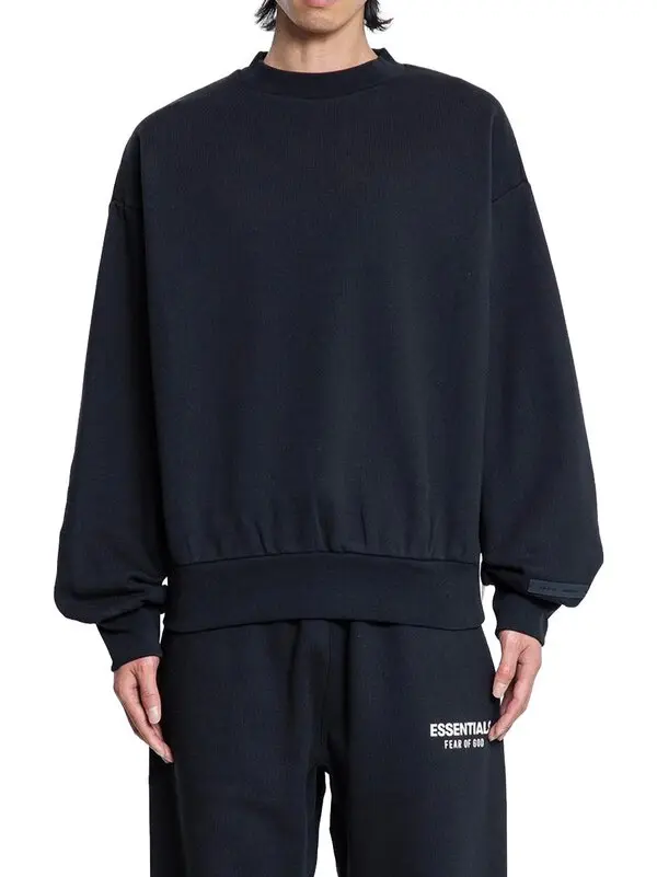Fear Of God Classic Fit Fleece Crewneck - Black