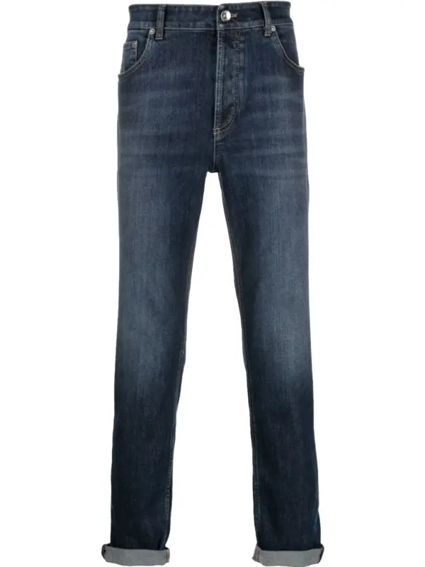Brunello Cucinelli Mid-rise Jeans - Blue