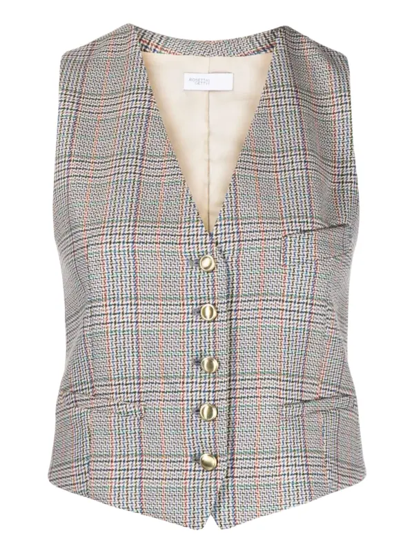 Rosetta Getty Tailored-cut Waistcoat - Brown