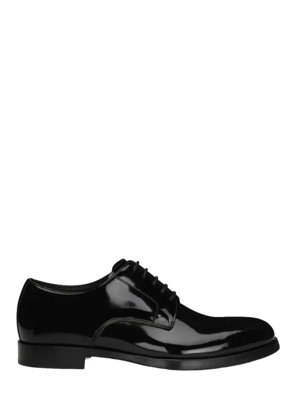Dolce & Gabbana Leather Derby Shoes - Black