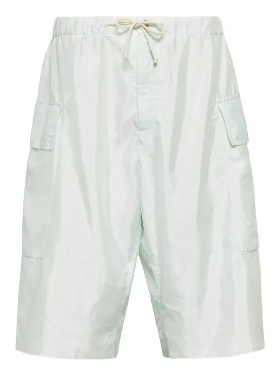 JIL SANDER Technical Cargo Shorts - Green
