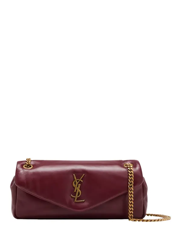 Saint Laurent Calypso Small Shoulder Bag - Rouge Merlot