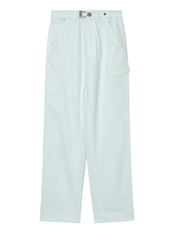 OBJECTS IV LIFE Logo-print Straight-leg Jeans - Blue