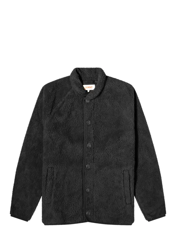 You Must Create Beach Fleece Jacket - Black
