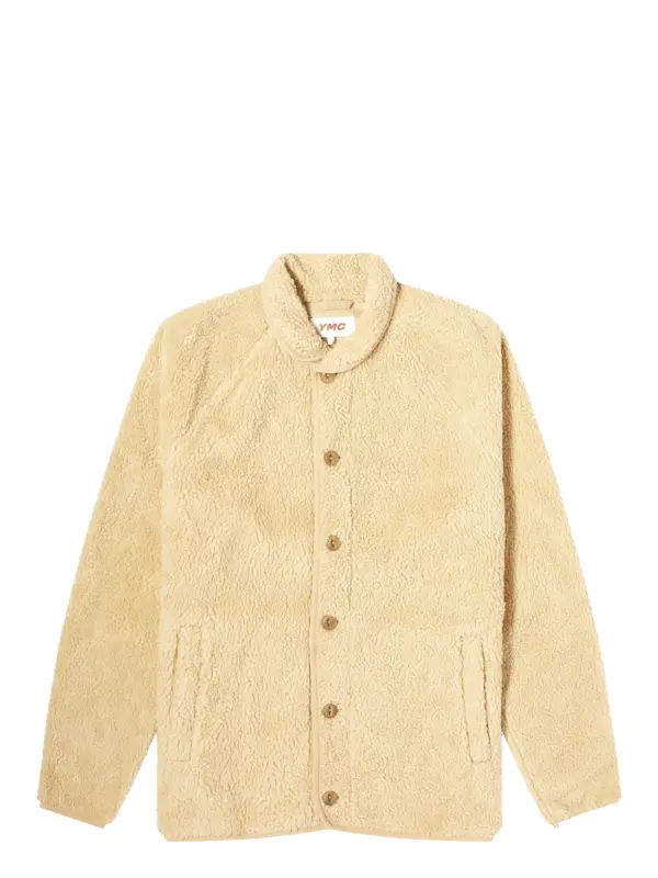 You Must Create Beach Fleece Jacket - Natural