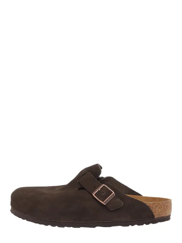 BIRKENSTOCK Boston Sfb Clog - Mocha Suede