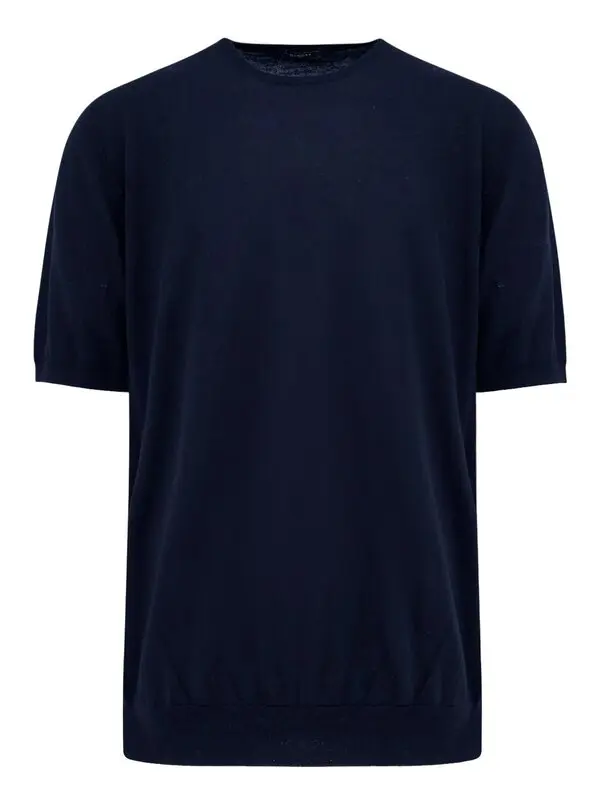 NUGNES 1920 Regular Fit Cotton Sweater - Blue