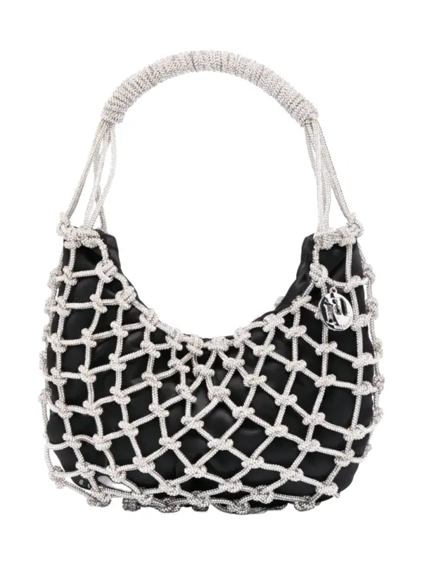 Rosantica Nodi Metallic Tote - Black