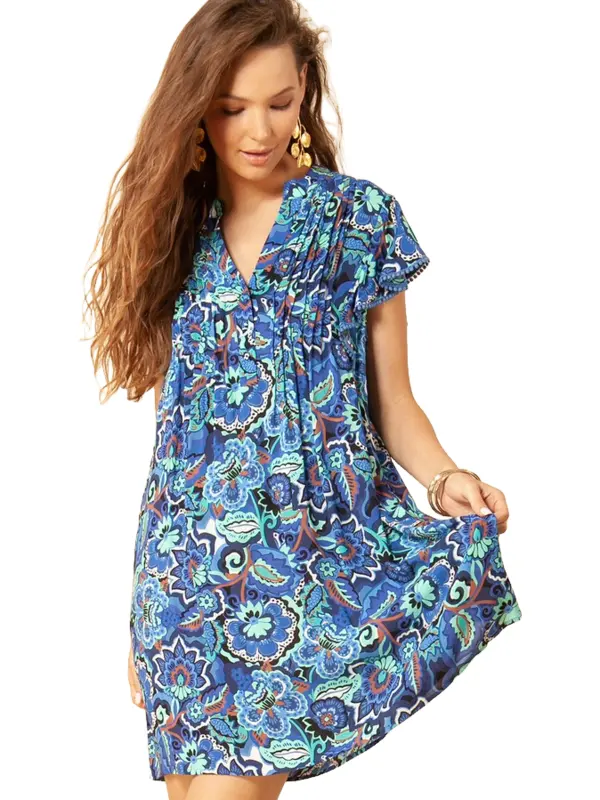 Hale Bob Zuzanna Dress - Blue
