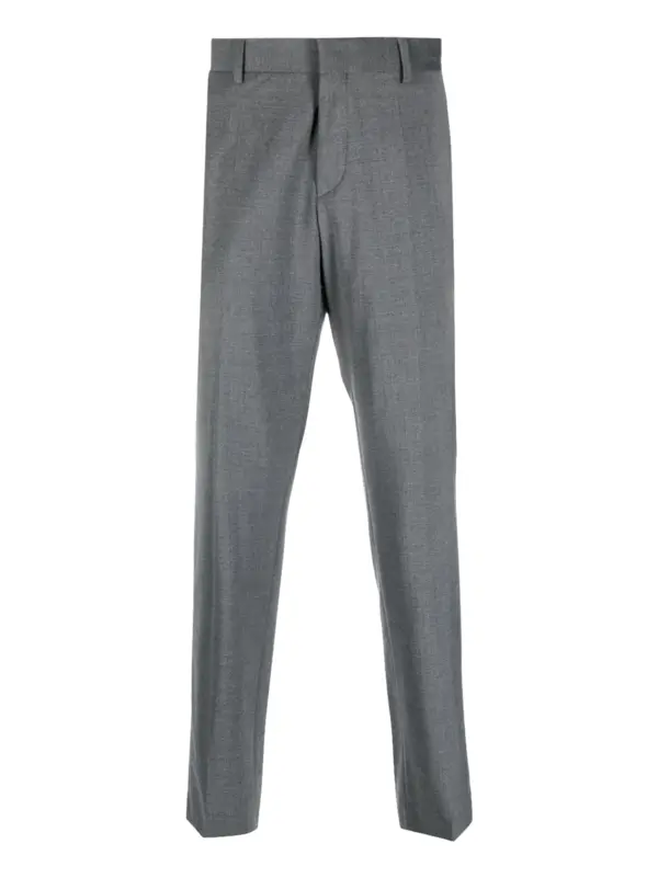 Hugo Boss Low-rise Tailored Trousers - Grey