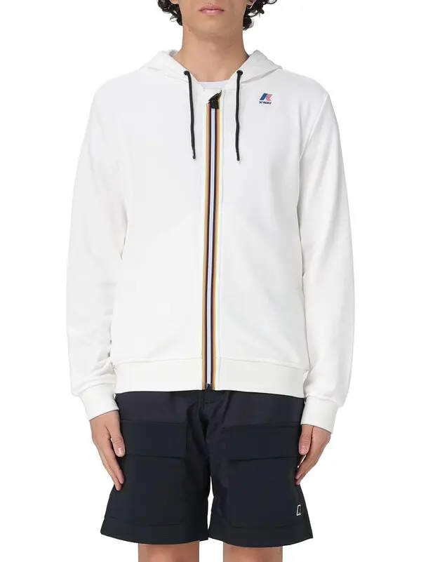 K-WAY Full Zip Sweatshirt - White