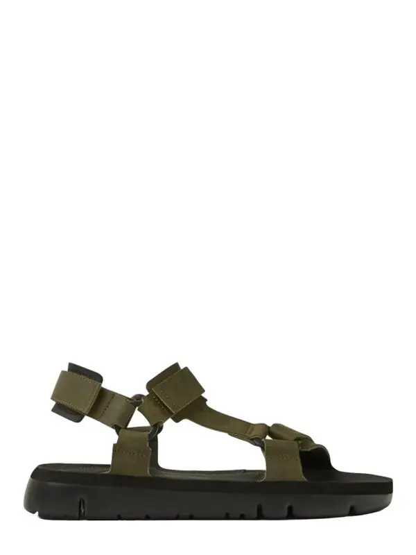Camper Oruga Sandals In Calfskin - Green