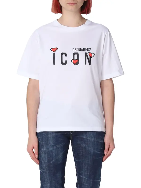 Dsquared2 Icon Cotton T-shirt - White
