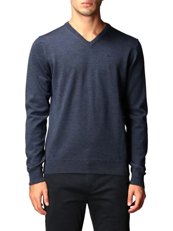 XC V-neck Merino Wool Sweater - Avion
