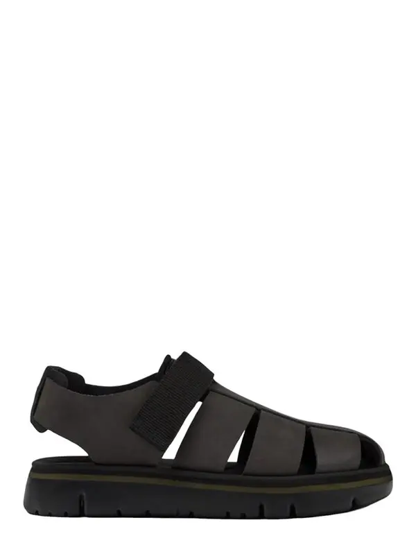 Camper Oruga Leather Sandals - Brown