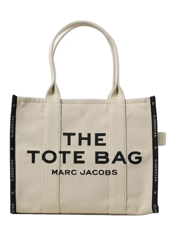 Marc Jacobs The Tote Bag N Canvas With Jacquard Logo - Sand