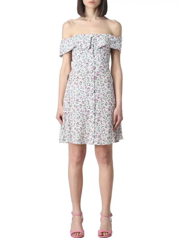 MAR DE MARGARITAS Floral Print Dress - White