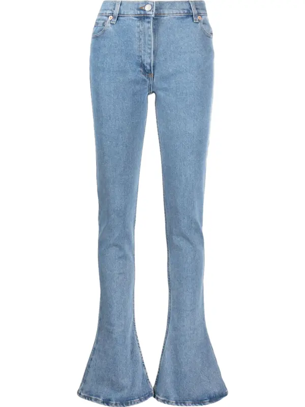 Magda Butrym Flared-leg Jeans - Blue