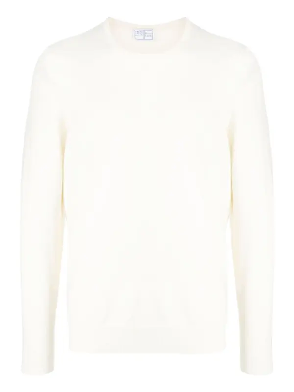 Fedeli Crew-neck Cashmere Jumper - Neutrals
