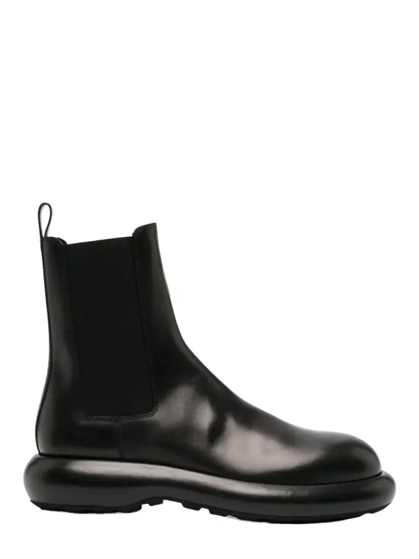 JIL SANDER Round-toe Ankle Boots - Black