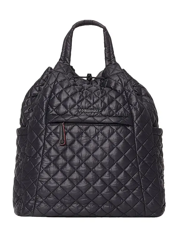 Mz Wallace Medium Convertible Backpack - Black