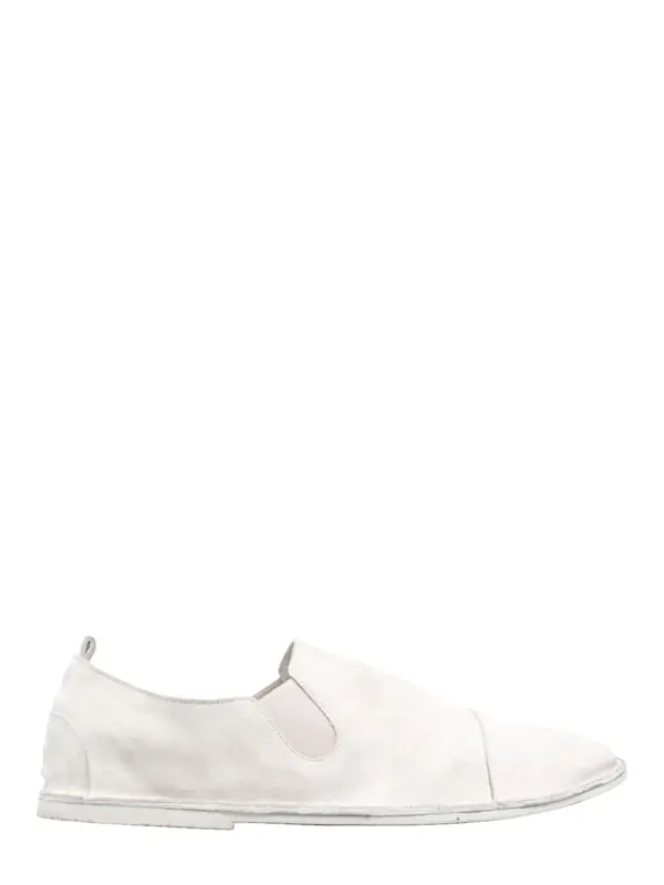 Marsèll Round-toe Leather Loafers - White