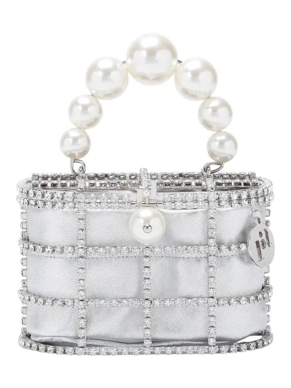 Rosantica Mini Holli Top-handle Bag - Silver