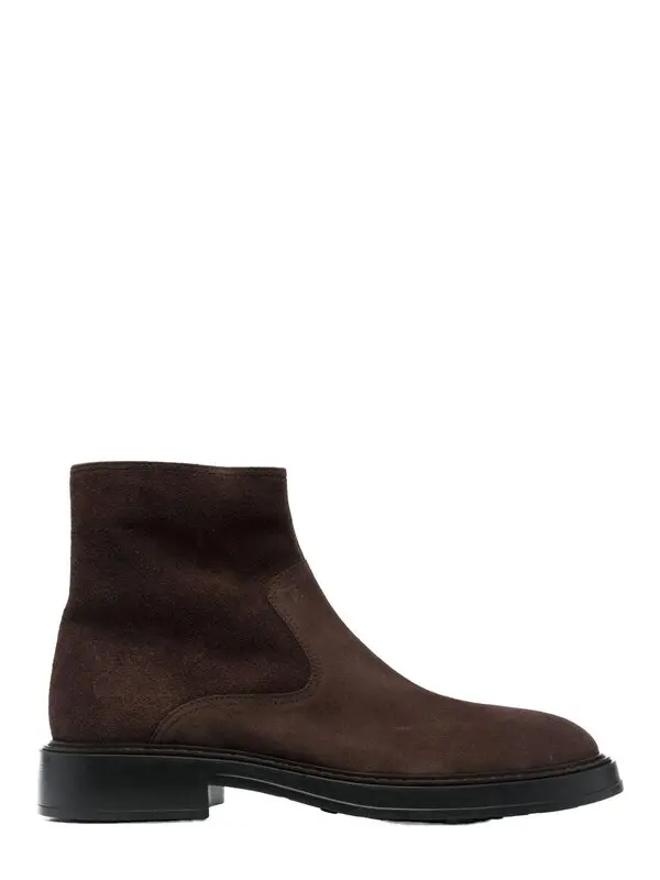 TOD'S Almond-toe Ankle Boots - Brown