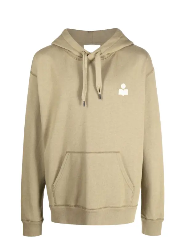 Isabel Marant Matte Hoodie - Green